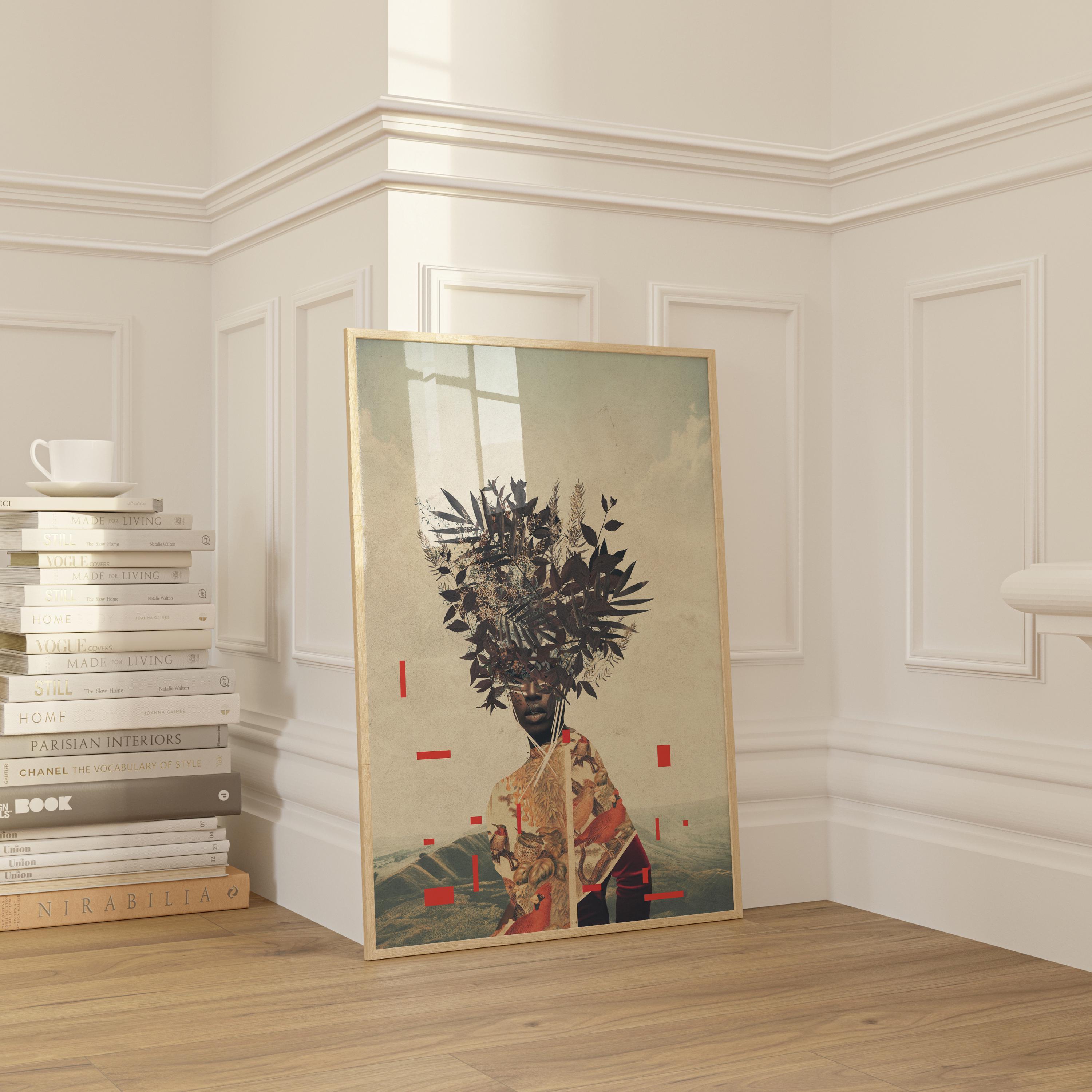 Perseverance Art Print - [flower Head Art Print, Elegant Floral ...