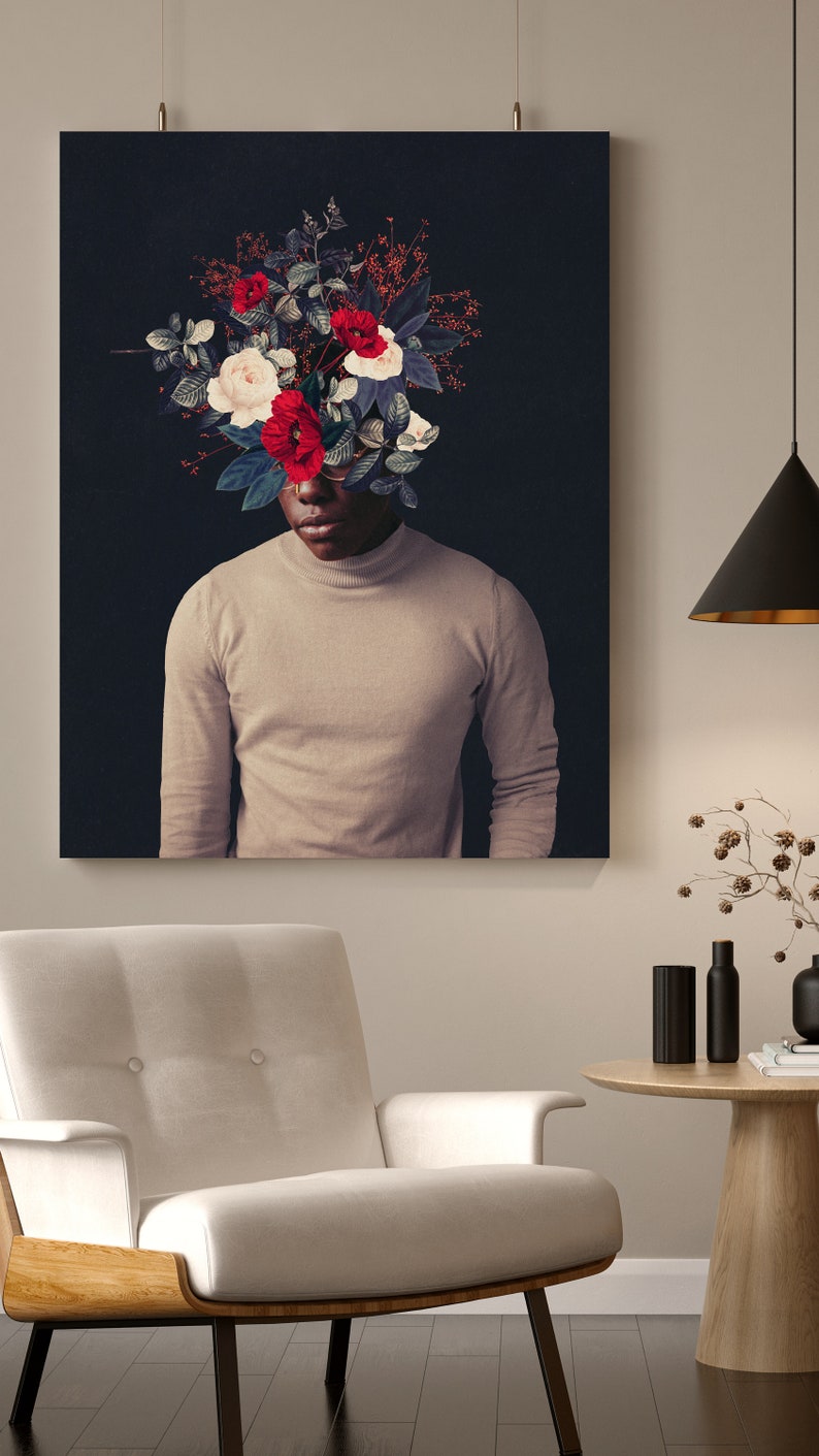 In the Small Hours of the Morning Print - [flower Head Art Print ...