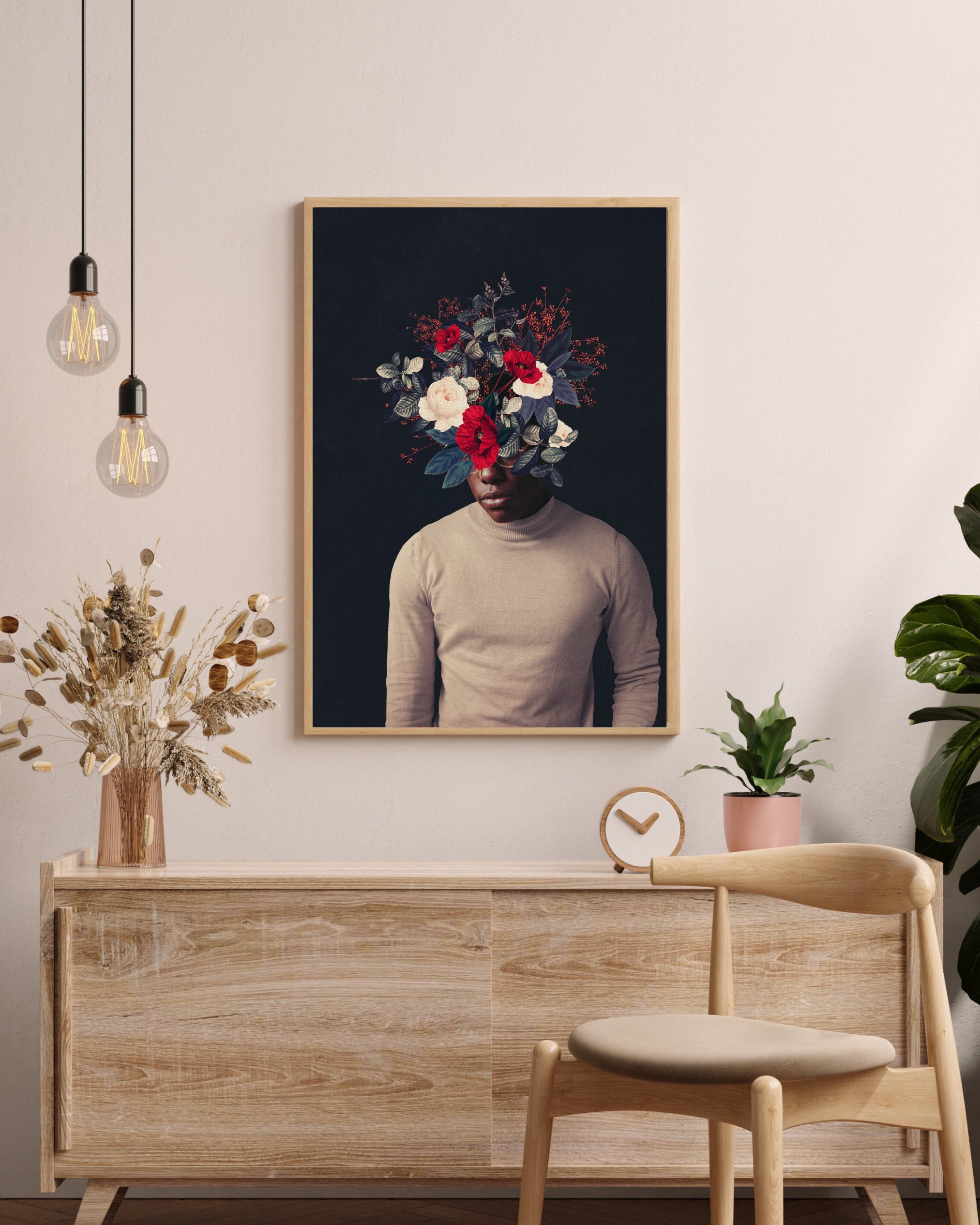 In the Small Hours of the Morning Print - [flower Head Art Print ...