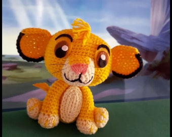 SIMBA the Lion King Amigurumi Lion Disney Crochet Toy Disney Handmade ...