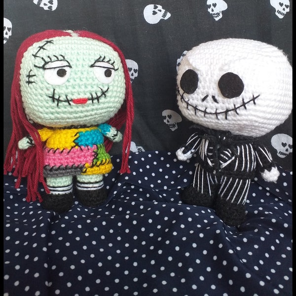 Jack and Sally Crochet Pattern - Etsy
