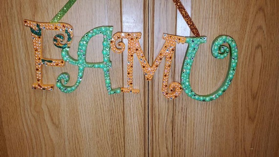 Custom Famu Hanging Letters - Etsy