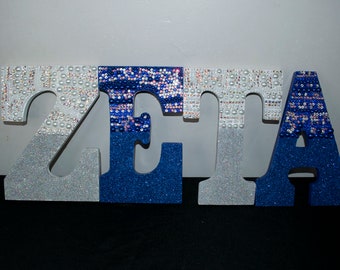 Custom Red/white Wood Letters - Etsy