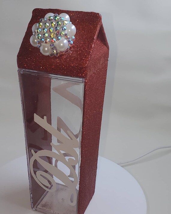 Custom Red Water Bottle | Etsy