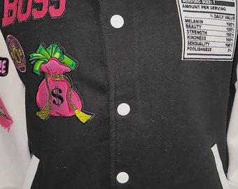 Bling Varsity Jacket - Etsy