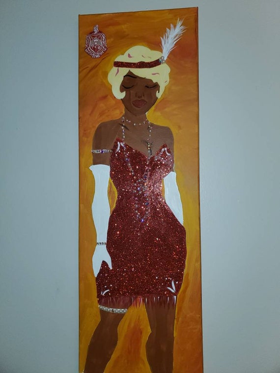 Custom Delta Sigma Theta Painting | Etsy