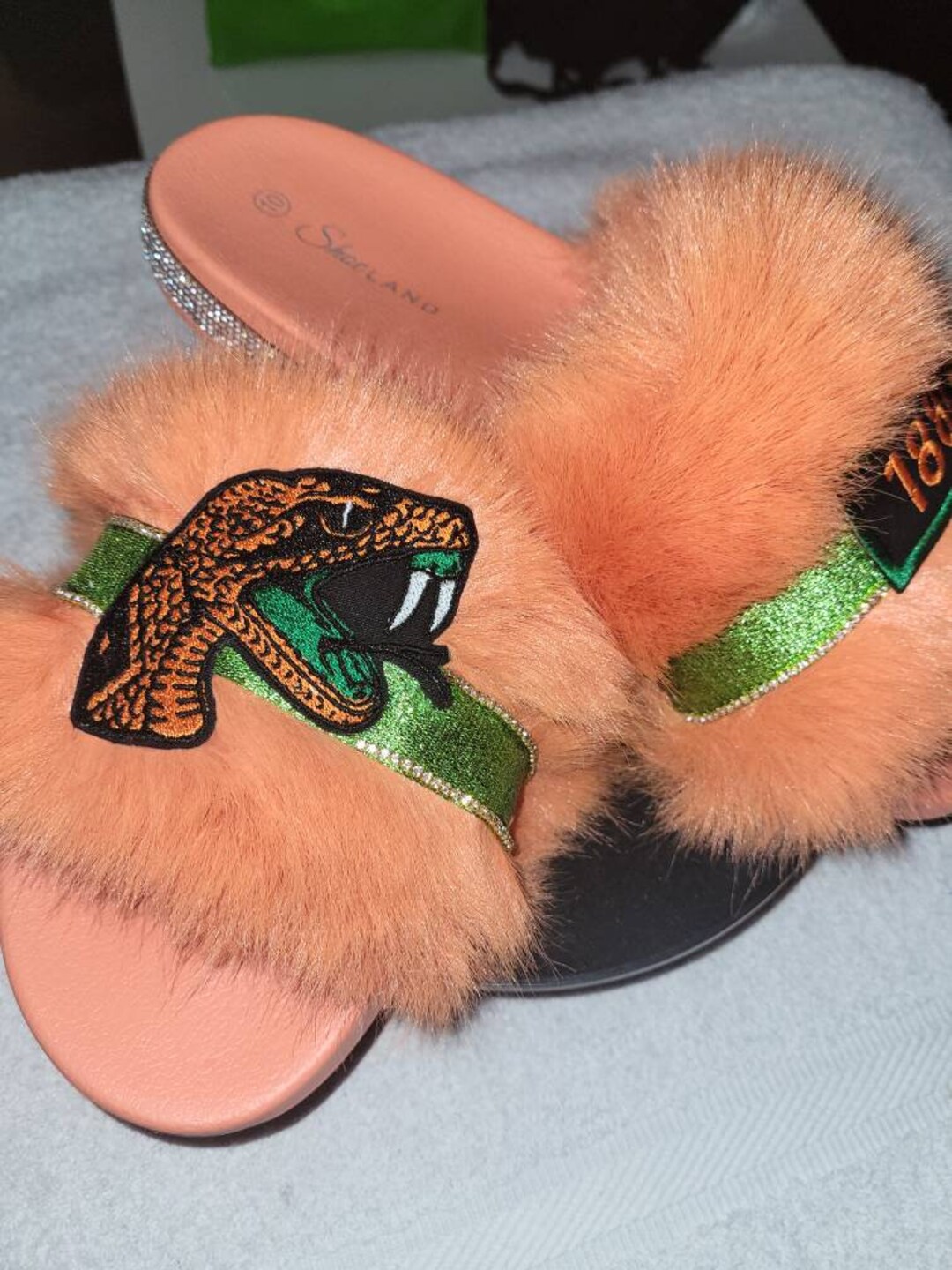F.A.M.U. Furry Slides - Etsy
