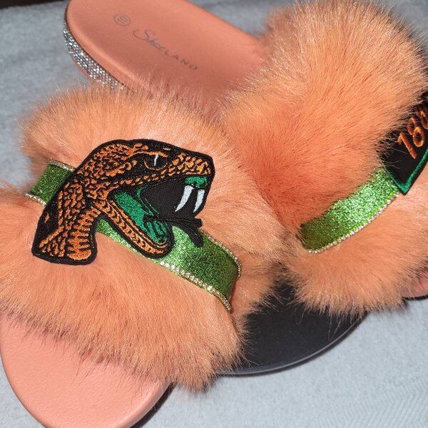 Furry Slides - Etsy