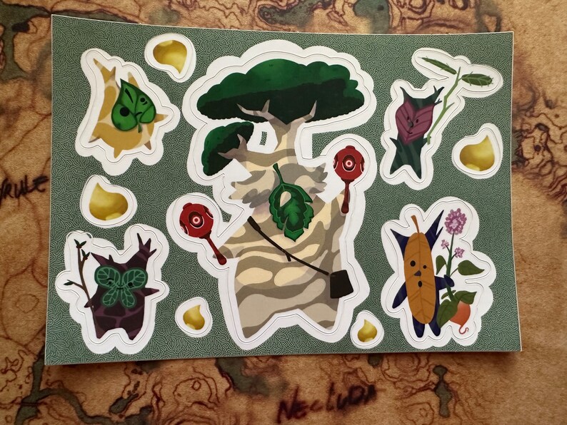 Korok Sticker Sheet - Etsy