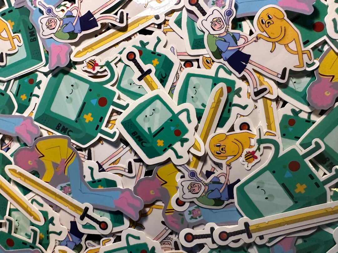 Adventure Time Sticker Pack (5 Stickers) - Etsy
