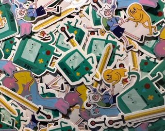 Pack Adventure Time Stickers - Etsy