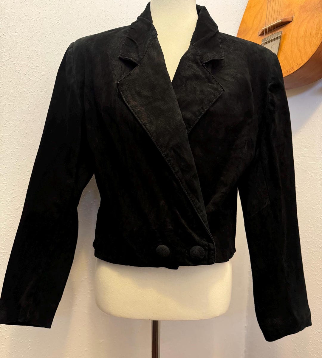 Vintage Suede Leather Jacket by Split End Ltd - Etsy