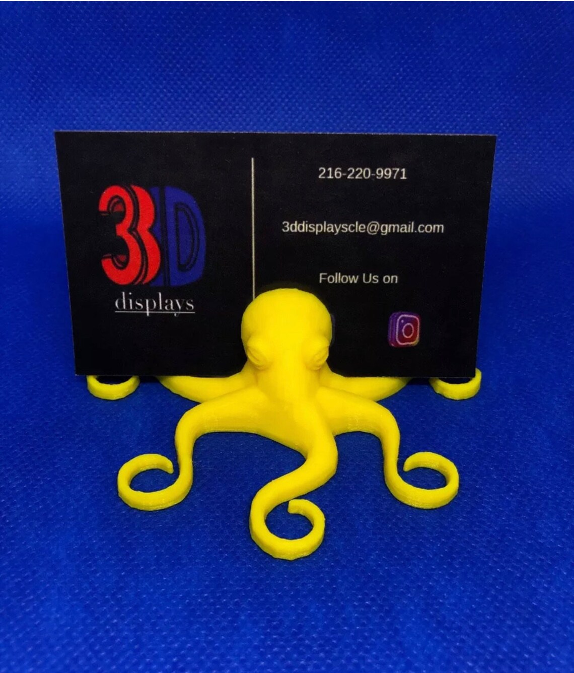 3D Printed Octopus Business Card Holder Excellent gift for | Etsy