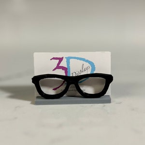 3D Printed Eyeglass Business Card Holder Optician Optometrist ...