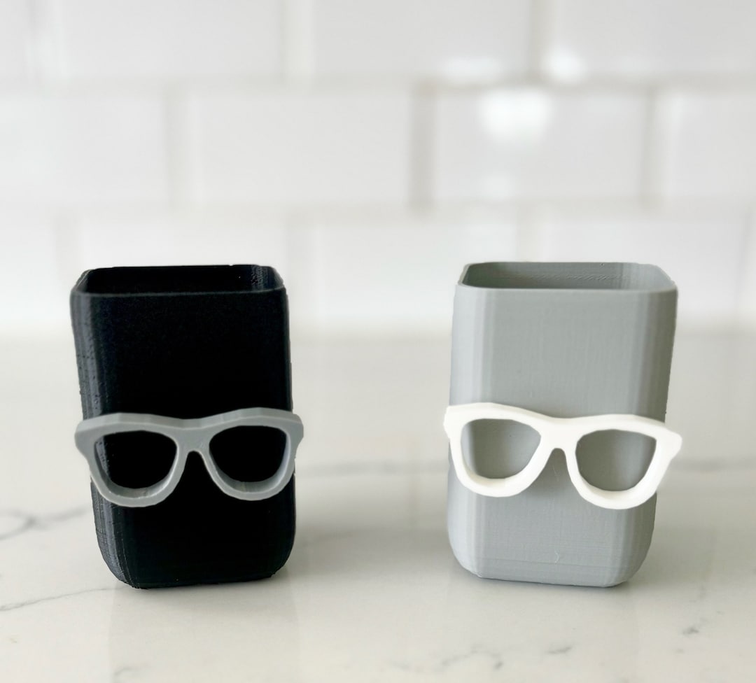 3D Printed Square Eyeglass Pen Holder Storage for Optician Optometrist ...