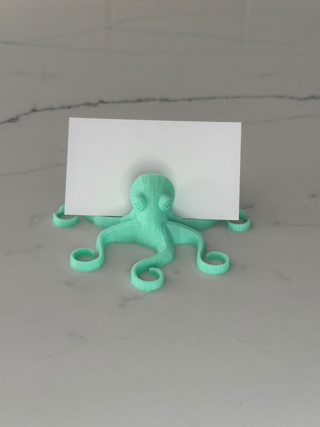 3D Printed Octopus Business Card Holder! Excellent Gift for a ...