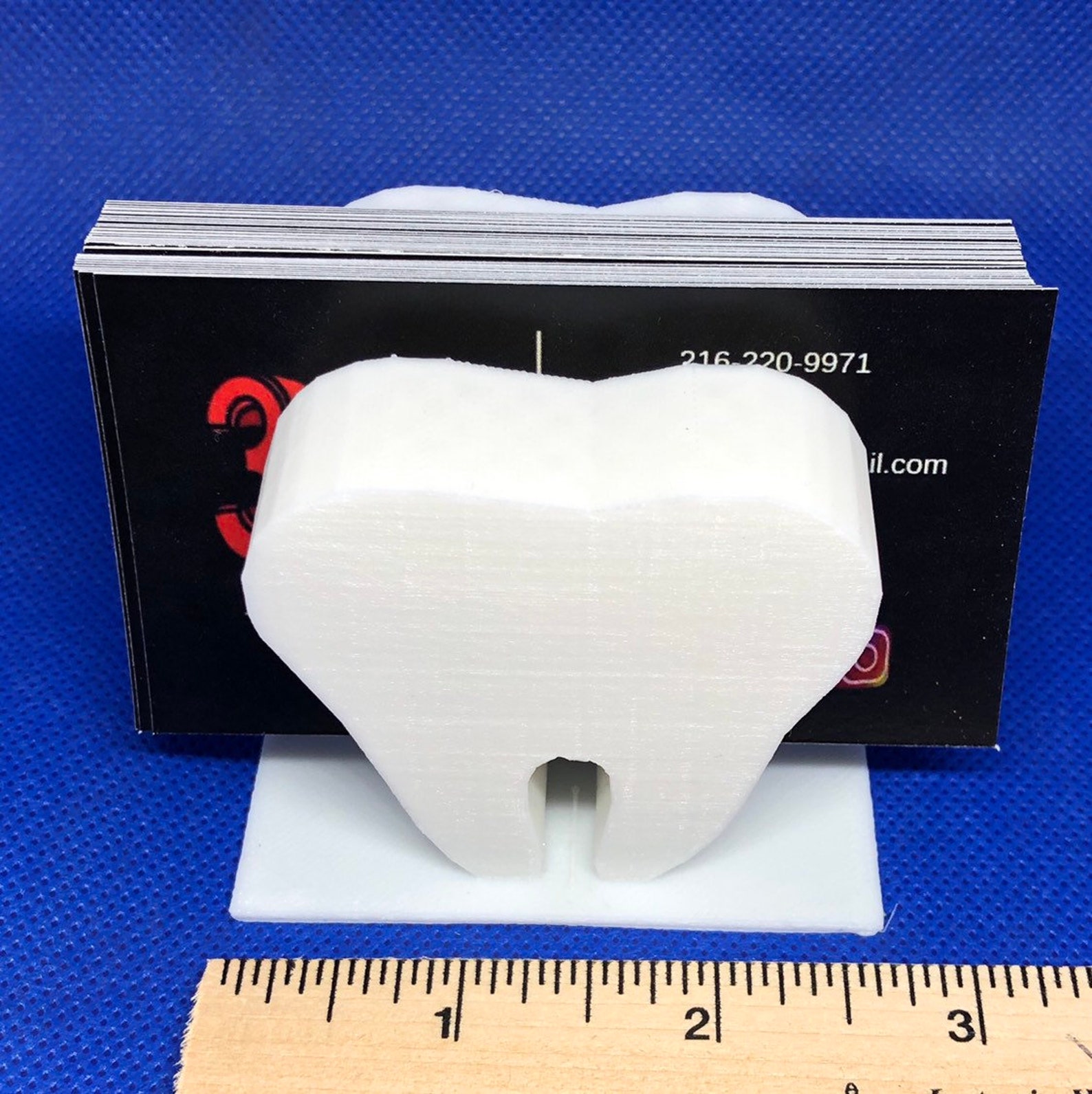 3D Printed tooth Business Card Holder Dentist - Etsy