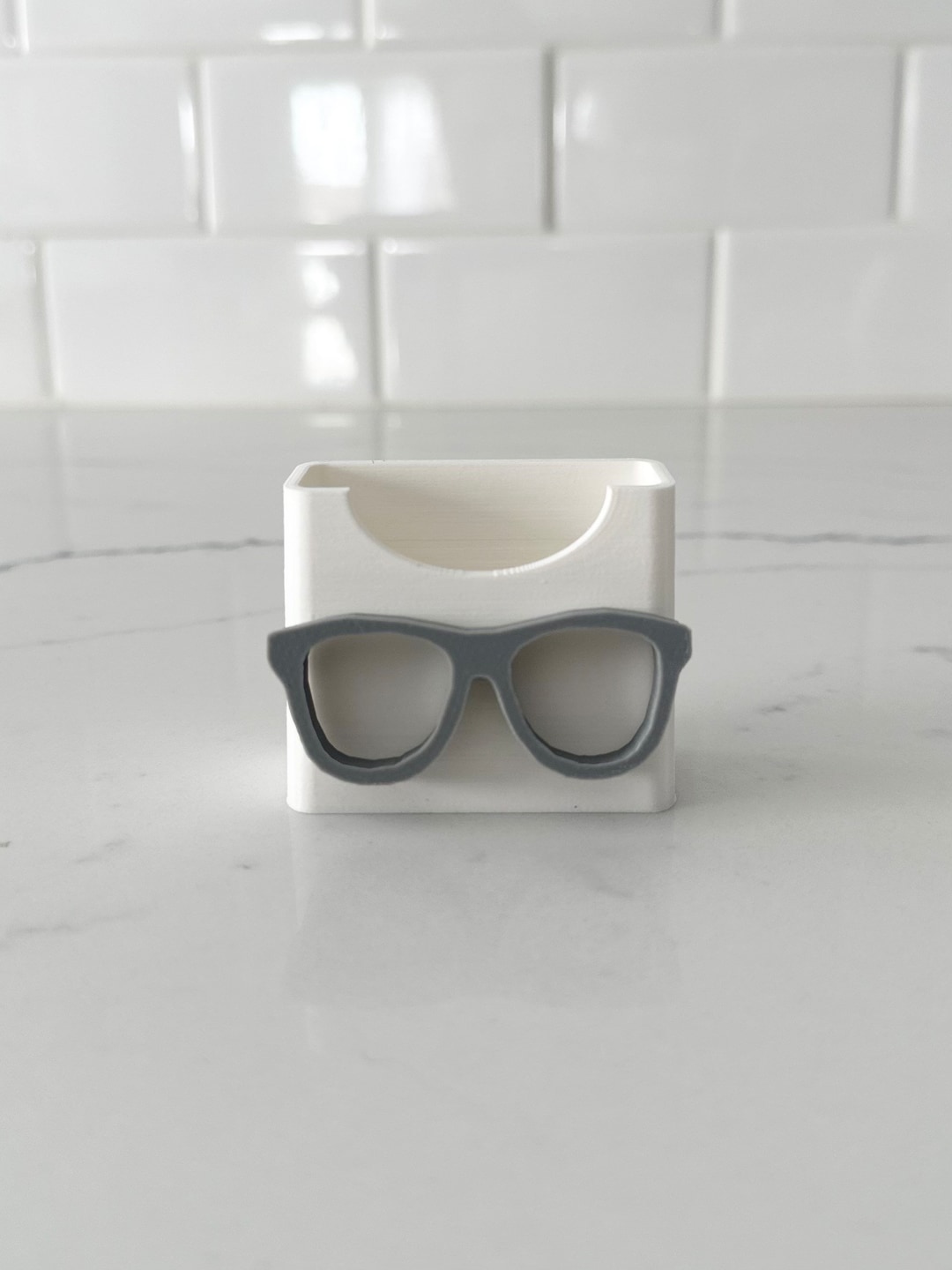 Vertical 3D Printed Square Eyeglass Business Card Holder! Optician ...