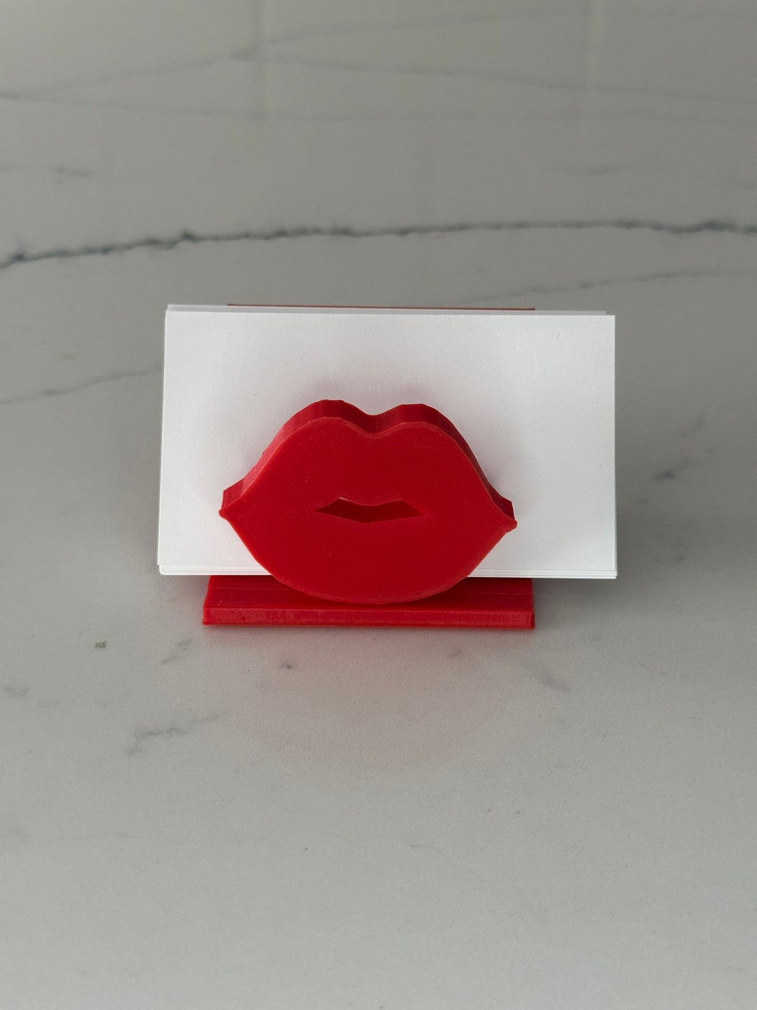 3D Printed “lips” Business Card Holder! Very Unique and a Great Gift ...