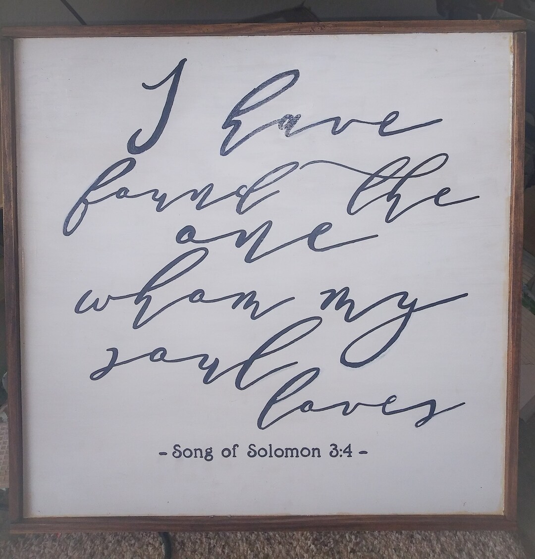 Farmhouse Scripture Sign - Etsy