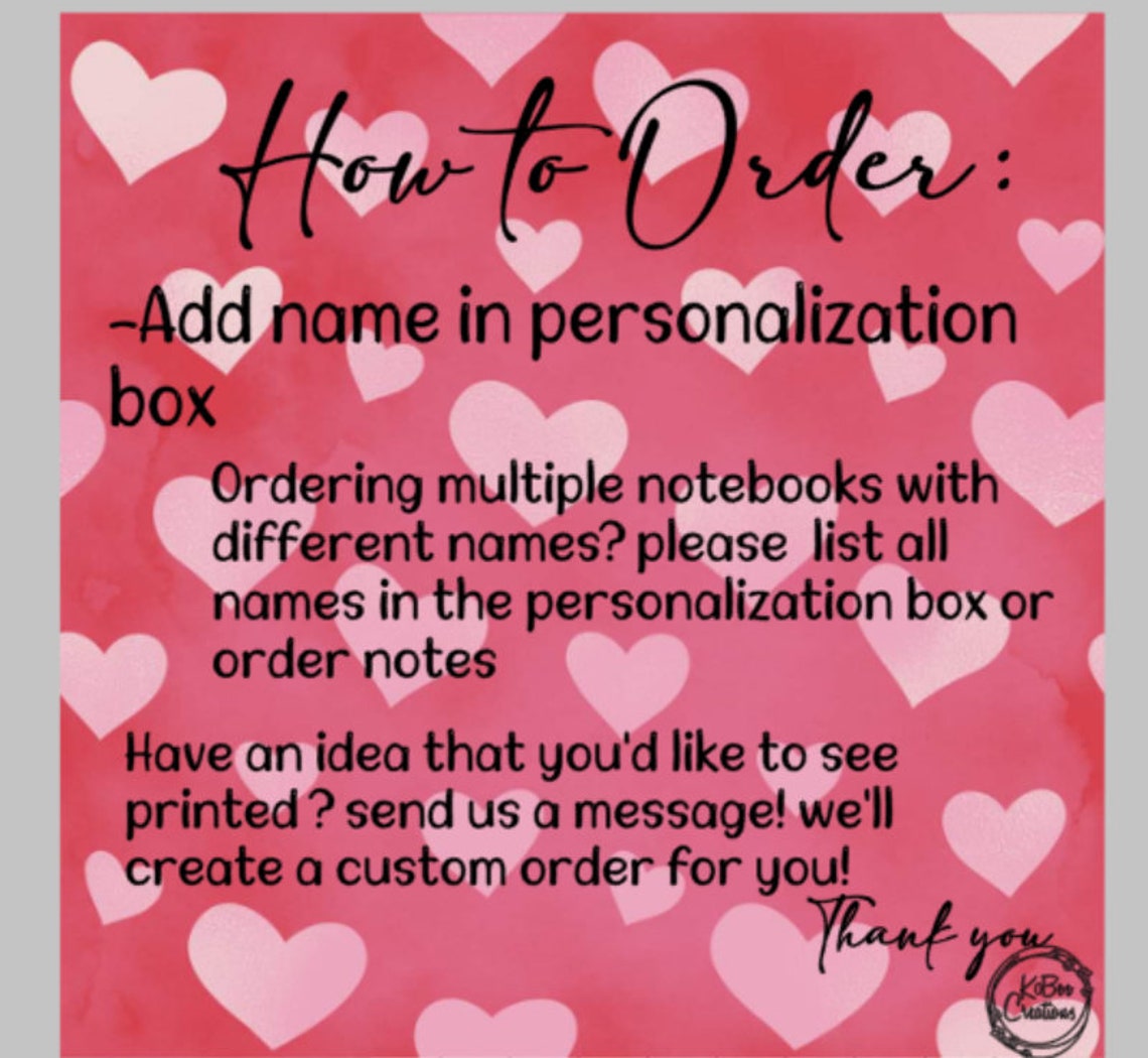 Personalized Kids Notebook School Notebook Kids Gift - Etsy