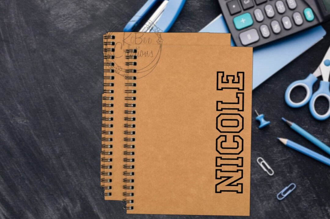 Personalized Kids Notebook School Notebook Kids Gift - Etsy