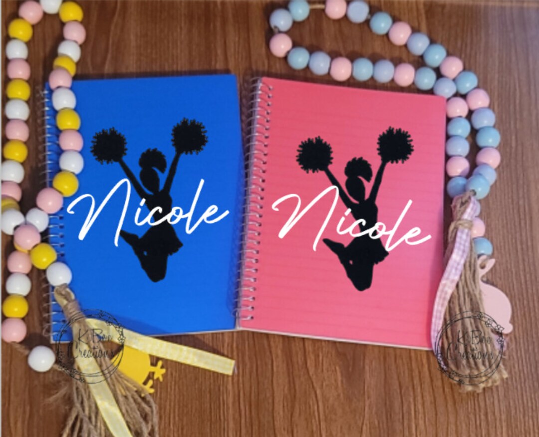 Personalized Cheer Notebook Gift for Kids Cheer Gift - Etsy