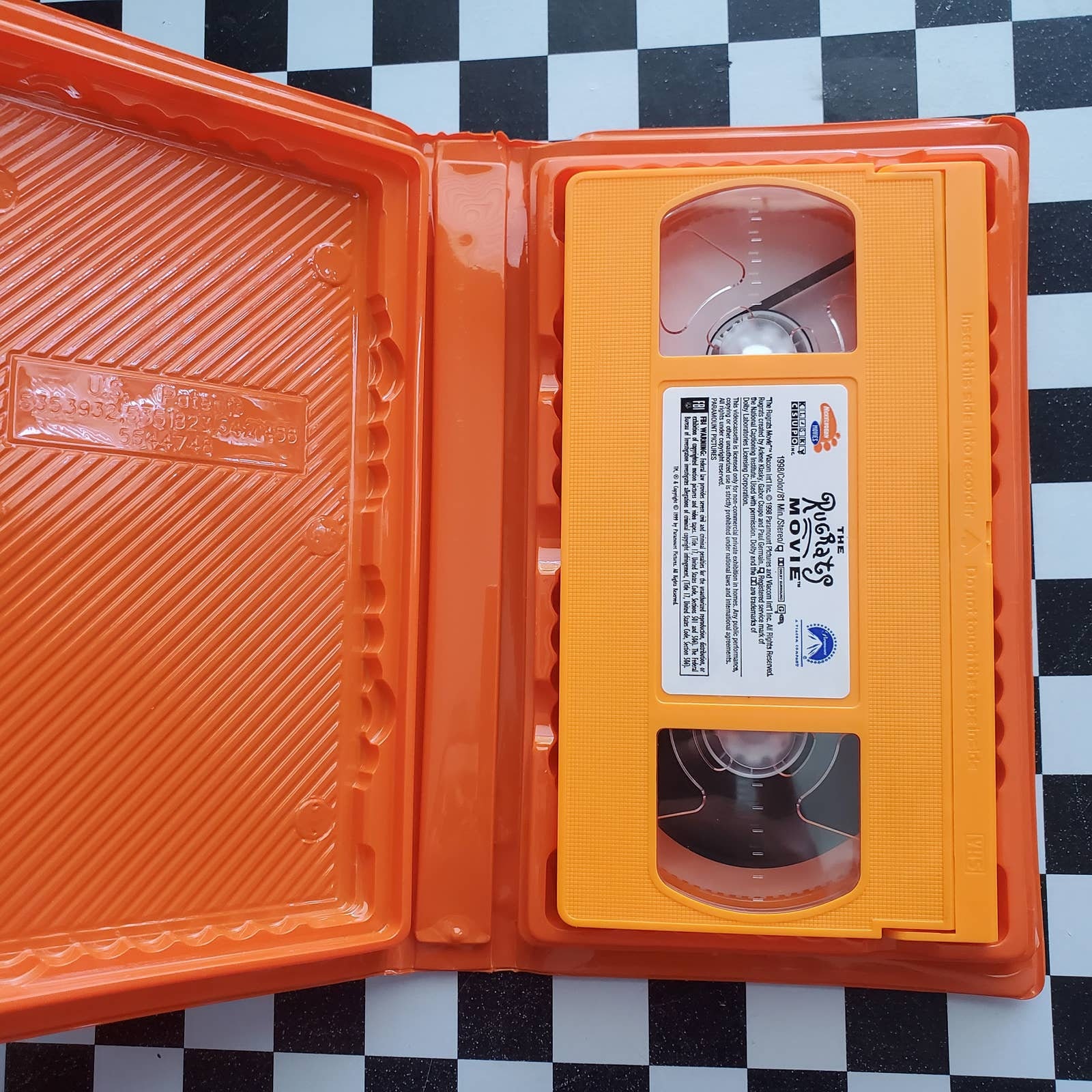 The Rugrats Movie 1998 VHS Orange Clam Shell Box Nickelodeon - Etsy