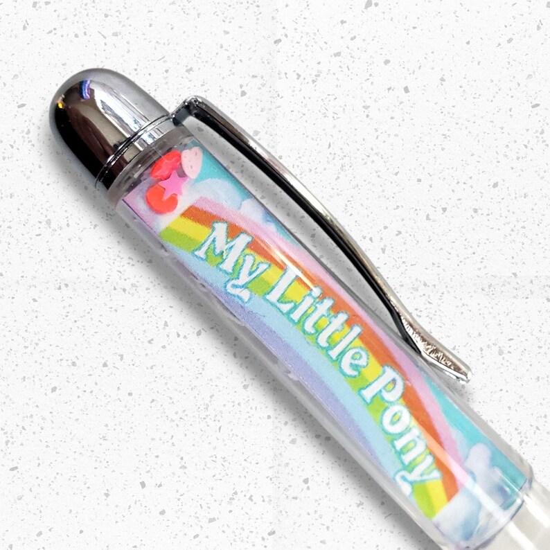 Vintage 90s My Little Pony MLP Inspired Glitter Floaty Pen - Etsy