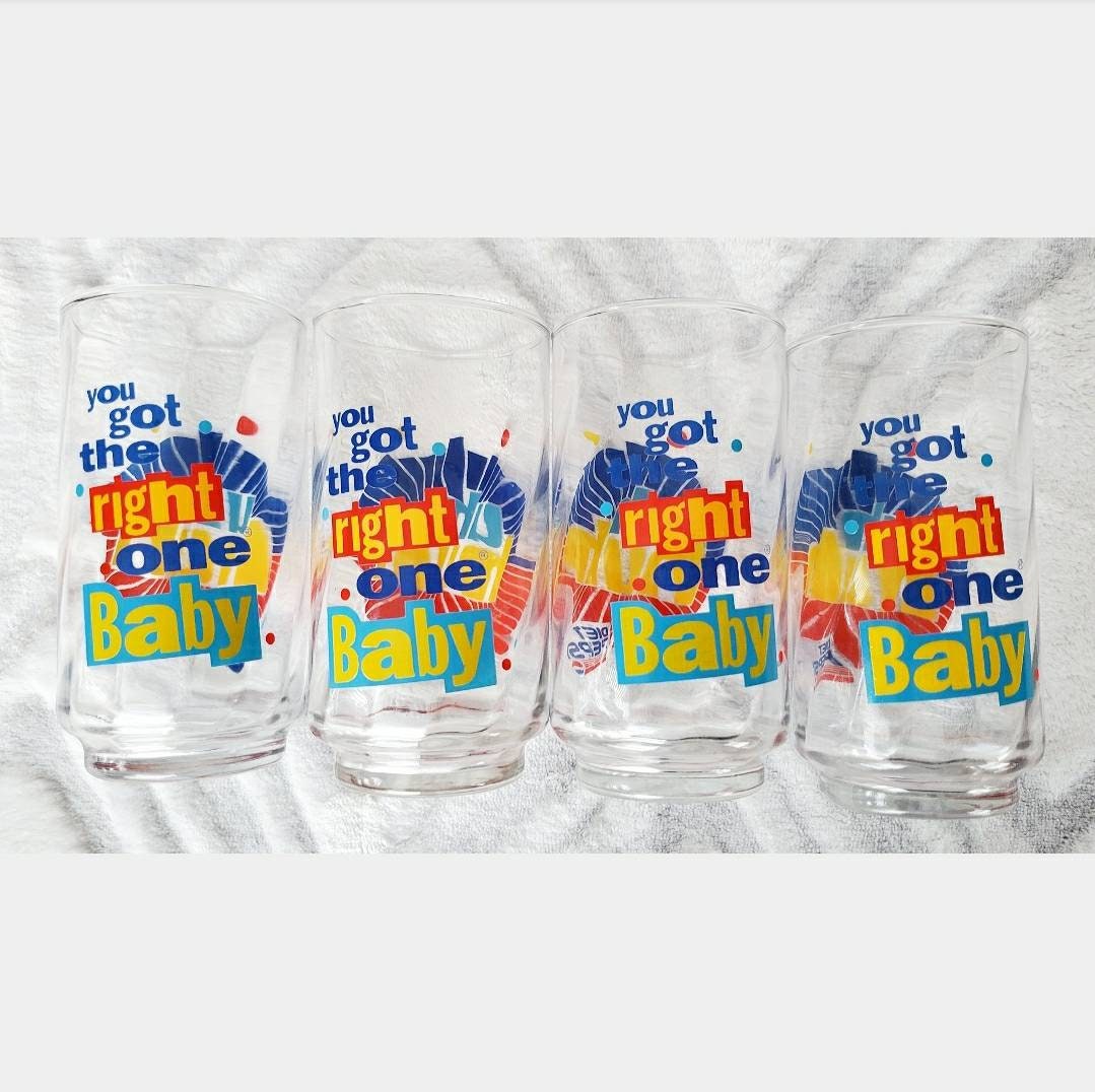VTG Diet Pepsi You Got the Right One Baby Set of 12oz 4 - Etsy