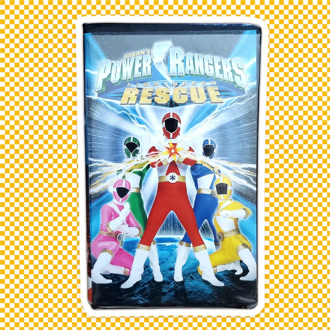 Saban's Power Rangers Lightspeed Rescue VHS Tape 2000 - Etsy