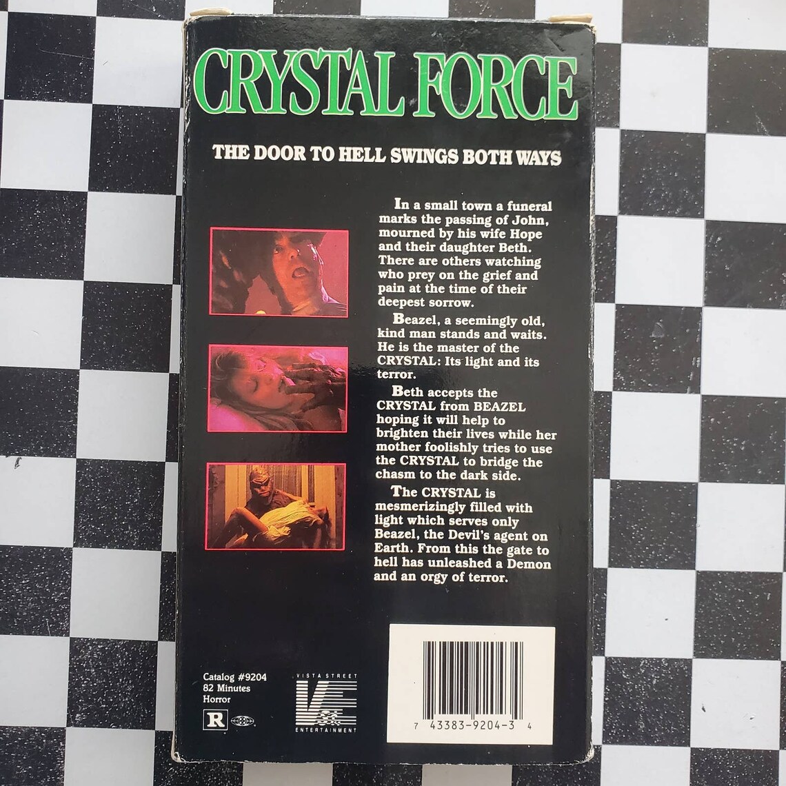 VTG 1992 Crystal Force Horror Movie VHS - Etsy