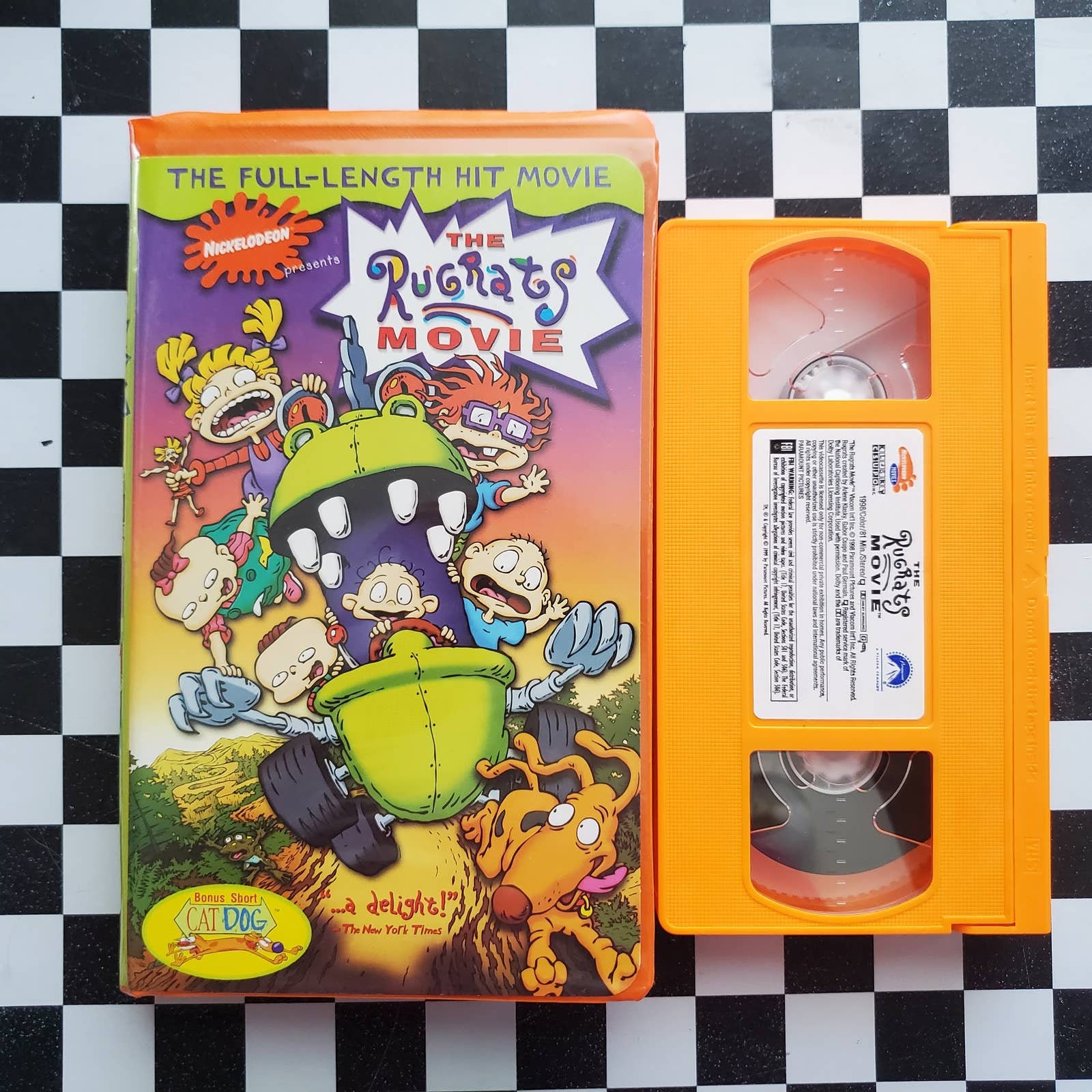 The Rugrats Movie 1998 VHS Orange Clam Shell Box Nickelodeon - Etsy