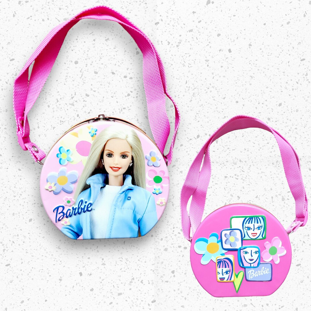 Vintage Early Y2k Barbie Small Metal Tin Lunch Box Style Purse - Etsy