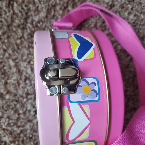 Vintage Early Y2k Barbie Small Metal Tin Lunch Box St… - Gem