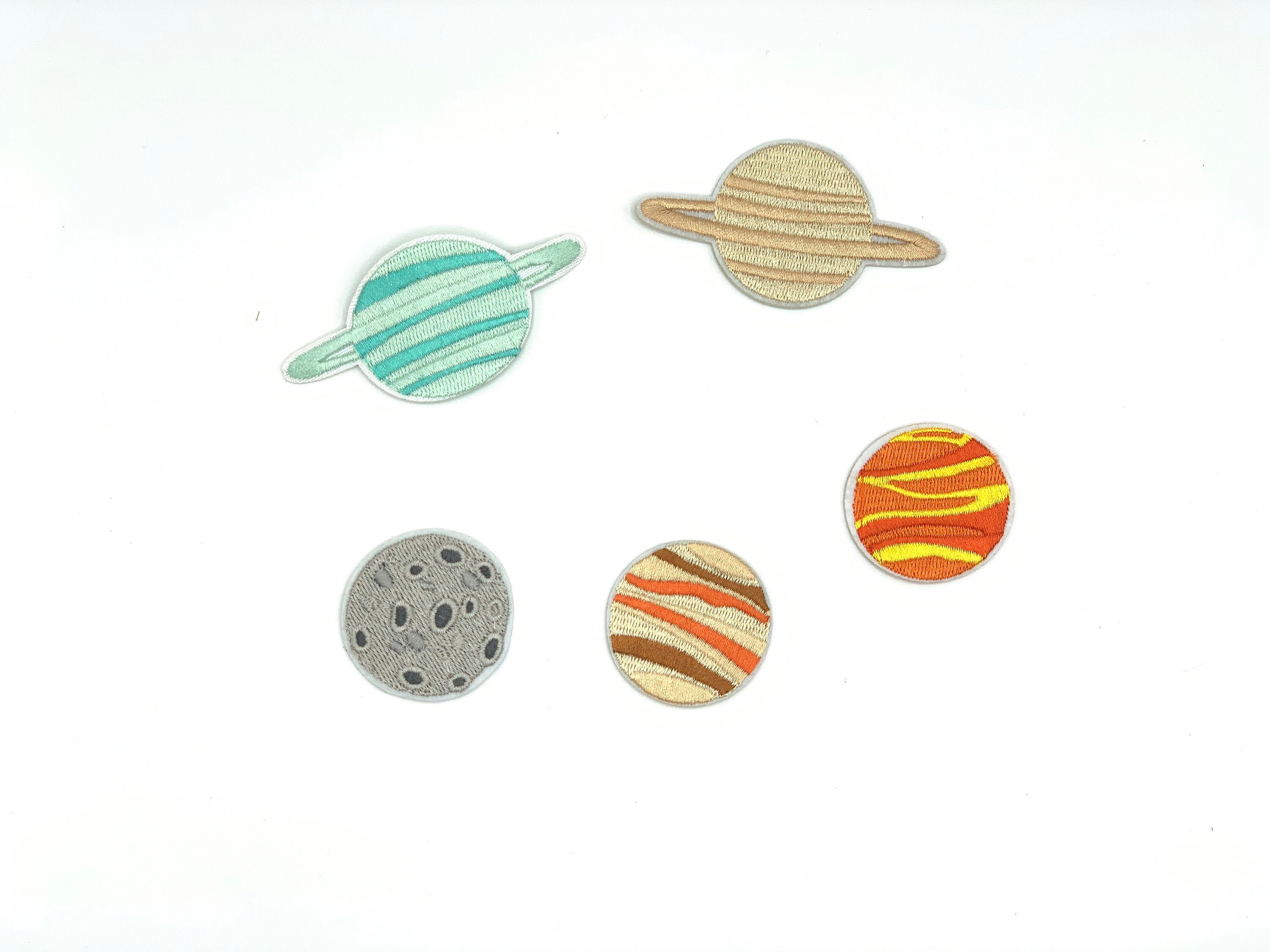 Set of 5 Planet Patch Embroidery Patch Mars Patch - Etsy
