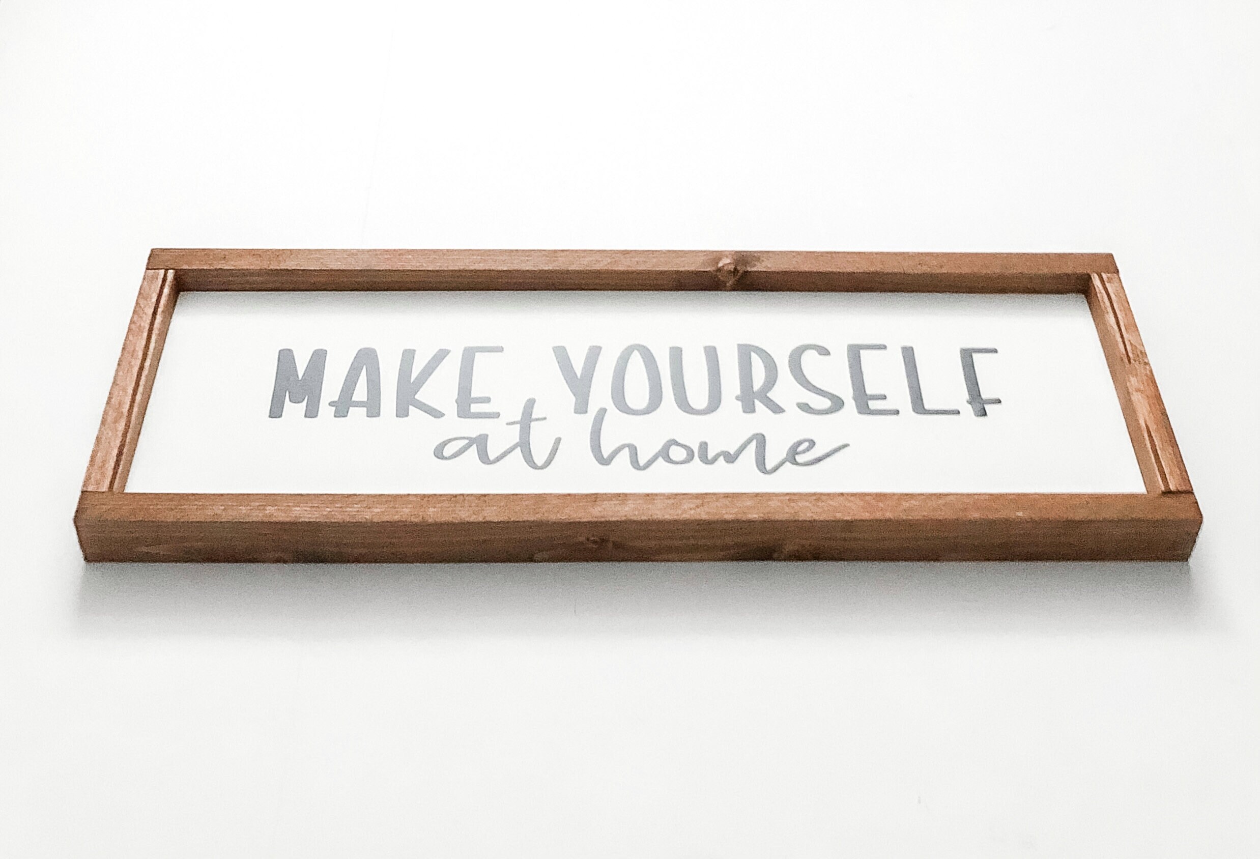 Make Yourself at Home Sign Framed Wooden Sign Home Decor - Etsy