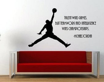 Basketball Backboard Wall Decal Custom Vinyl Art Stickers | Etsy