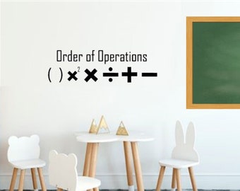 Order of Operations - Etsy