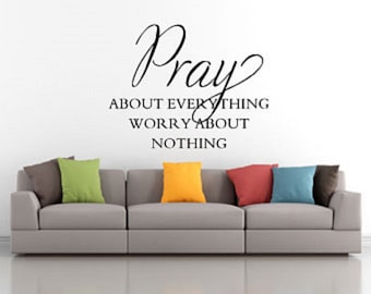 Pray Wall Decal | Etsy