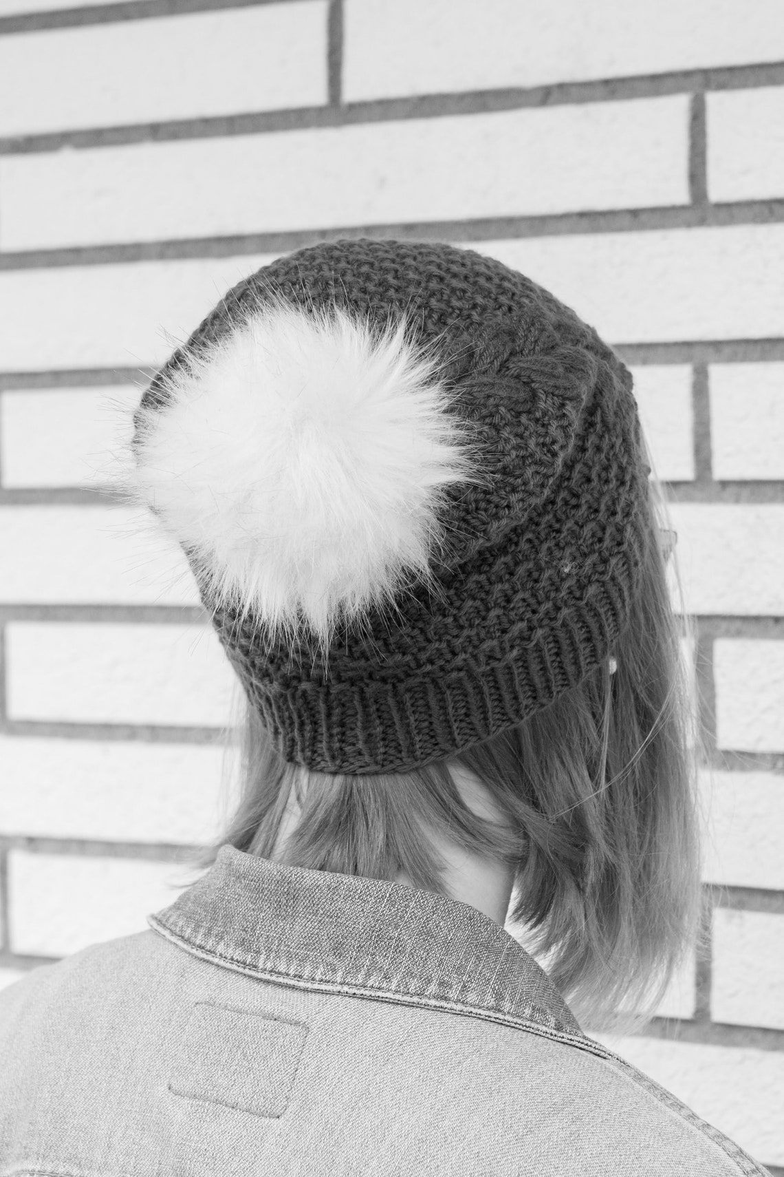 Handknit Teal Rose Vine Hat - Etsy