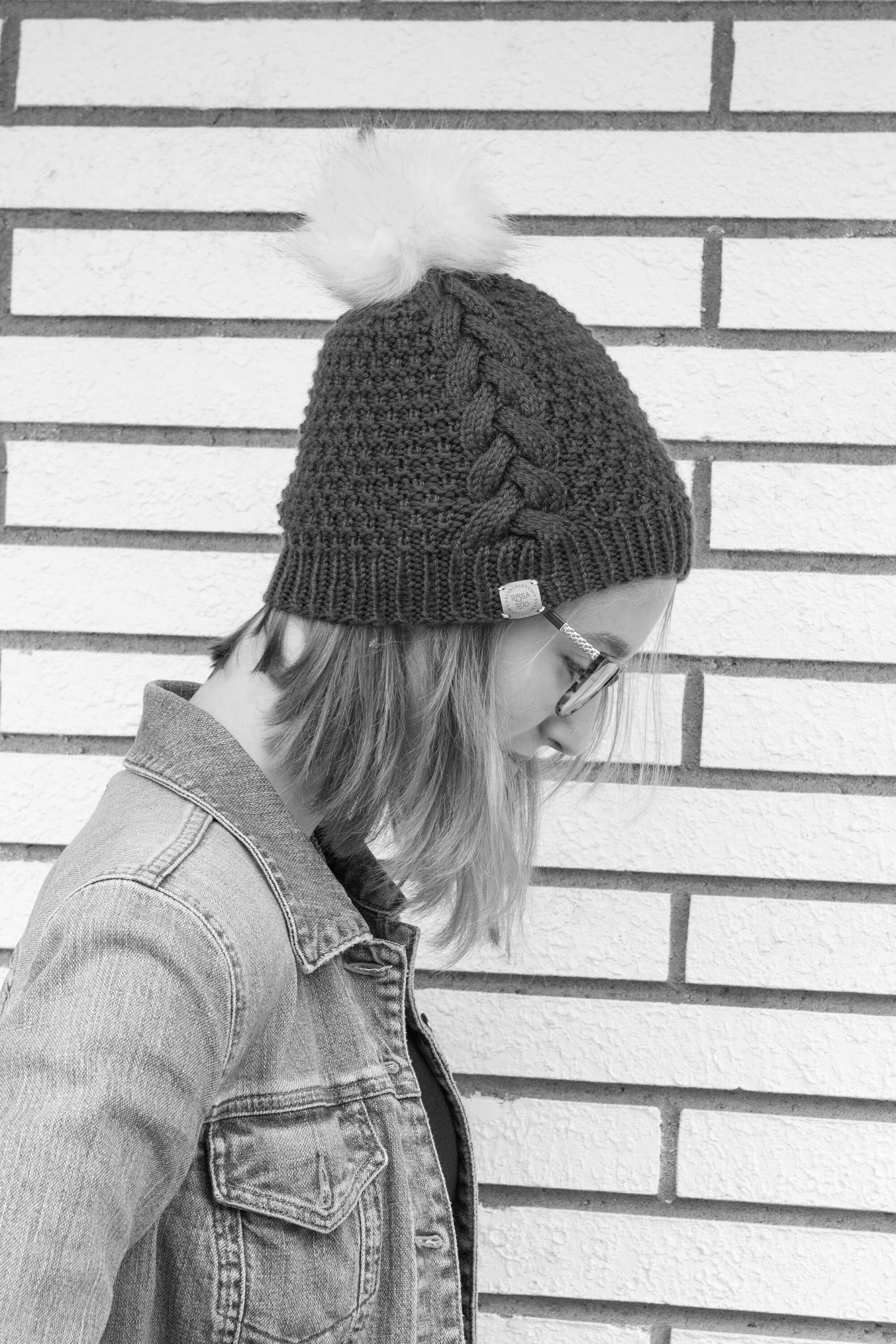 Handknit Teal Rose Vine Hat - Etsy