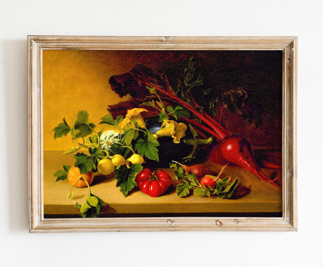 Vegetables Painting | High Resolution Printable | Digital Download ...