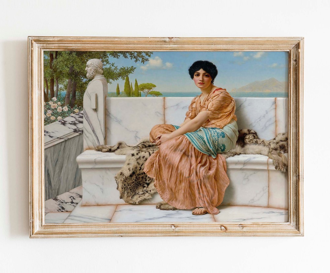 Young Roman Woman Portrait Painting | High Resolution Printable ...