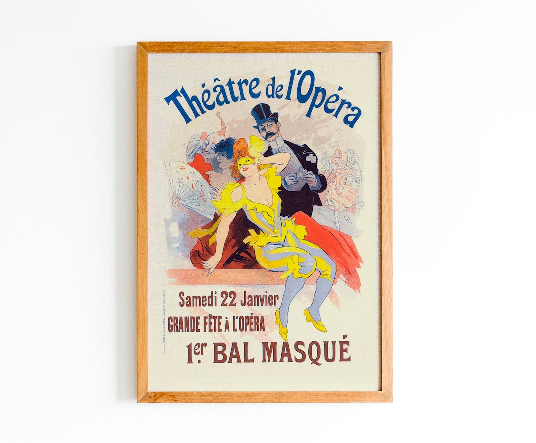 Theatre De L'opera, Poster High Resolution Printable Poster Digital ...