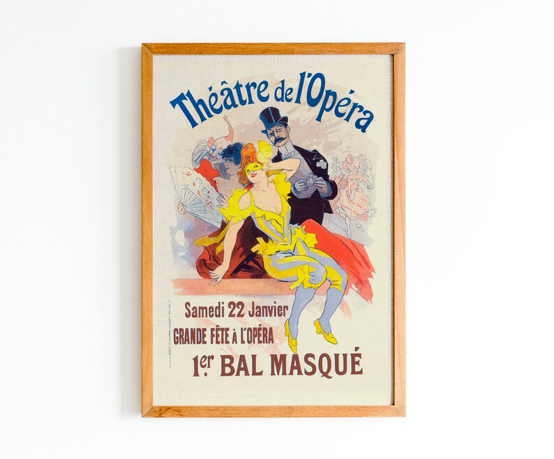 Theatre De L'opera, Poster High Resolution Printable Poster Digital ...