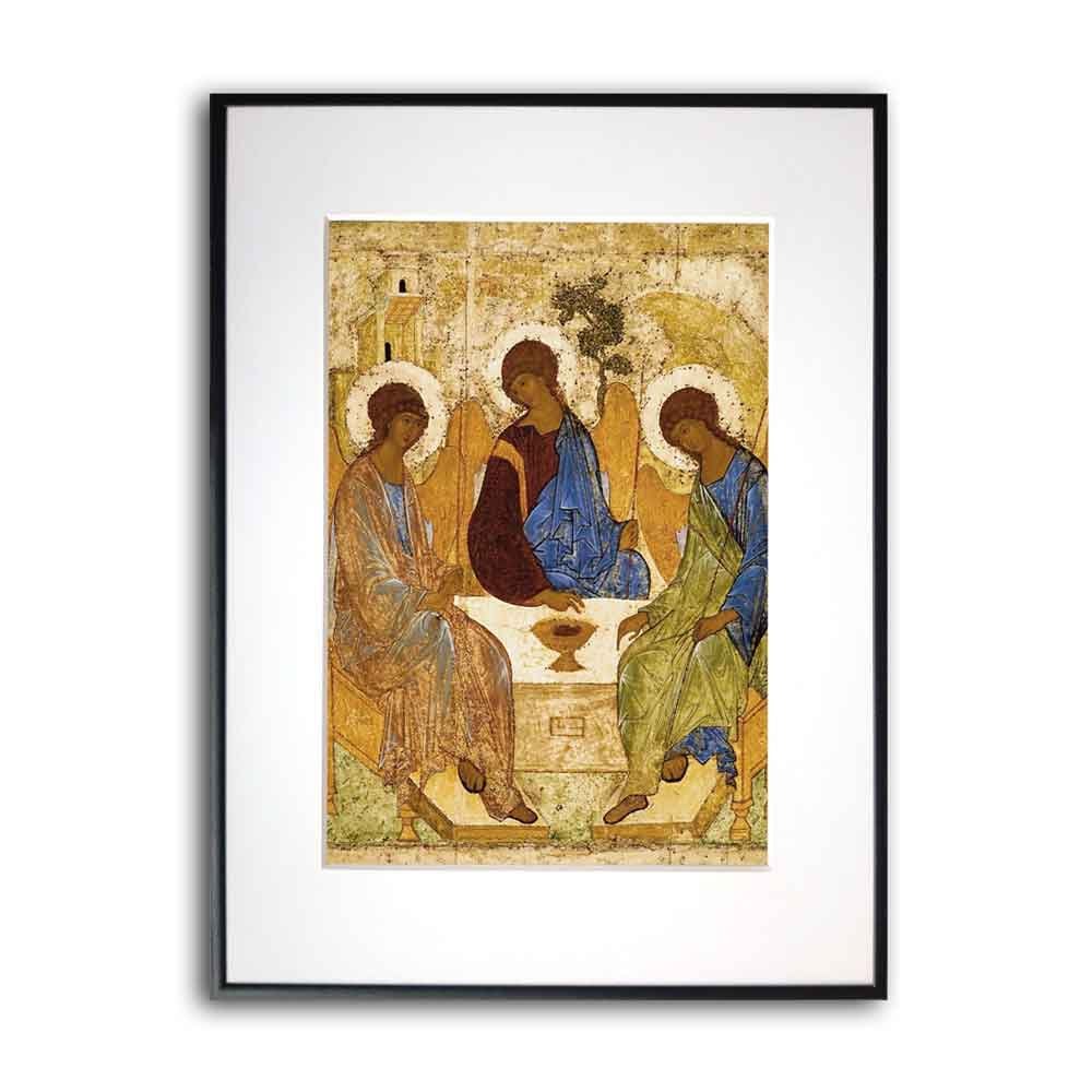 Andrei Rublev the Holy Trinity Reproduction Canvas or Poster Painting ...