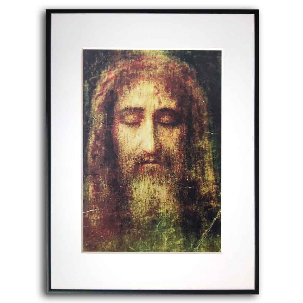 Real Face of Jesus the Shroud of Turin Canvas or Poster Print Religious ...