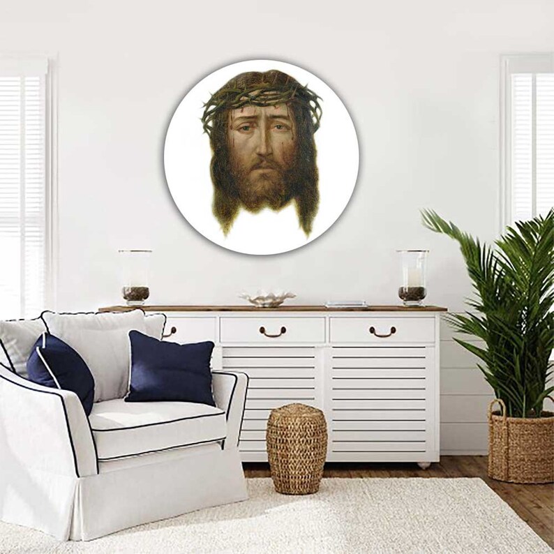 Saint's Shawl Veronica's Eucharist - Jesus Christ Print Catholic Art ...