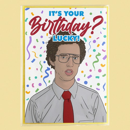 Napoleon Dynamite Birthday Card - Etsy